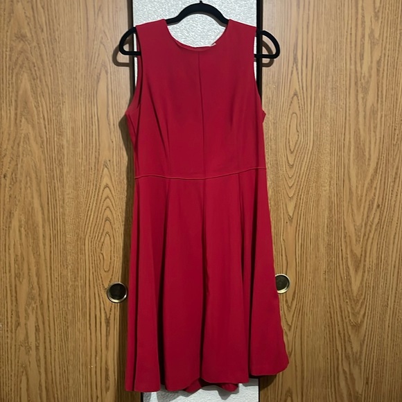 H&M | Dresses | Hm Red Dress A Line 3 | Poshmark